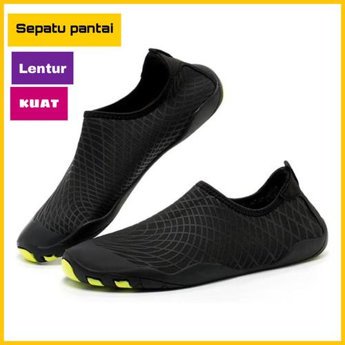 Jual Sepatu Pantai anti karang / sepatu diving fitness gym lentur kuat ...