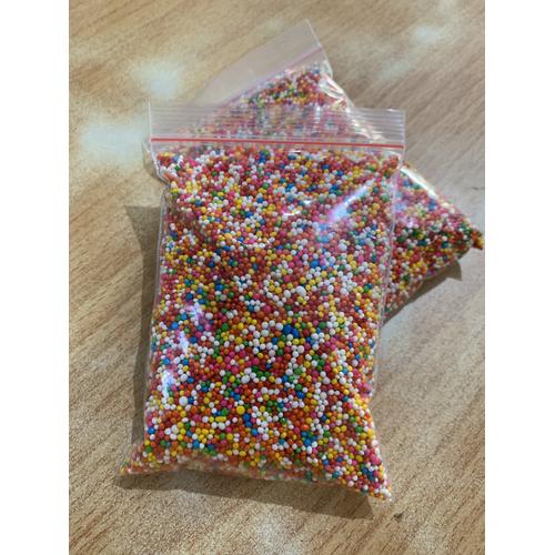 Jual Sprinkle mix warna 100 gr pack / taburan hiasan bola warna warni ...