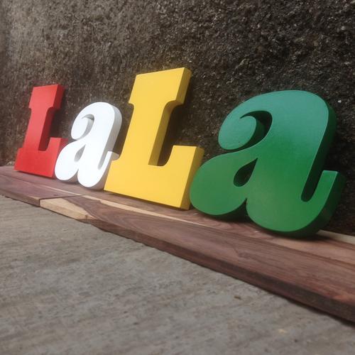 Jual Nama / Huruf / Font Kayu / Wood Lettering - Hiasan Dinding MDF ...
