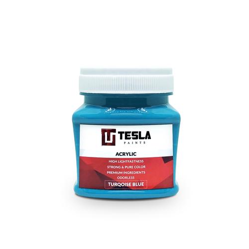 Jual Tesla Paints - Acrylic Paints / Cat Akrilik TURQUOISE BLUE 125ml ...