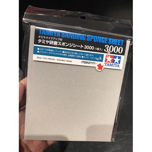 Jual TAMIYA SANDING SPONGE SHEET 3000 - amplas spons Grit 3000 - Kota ...