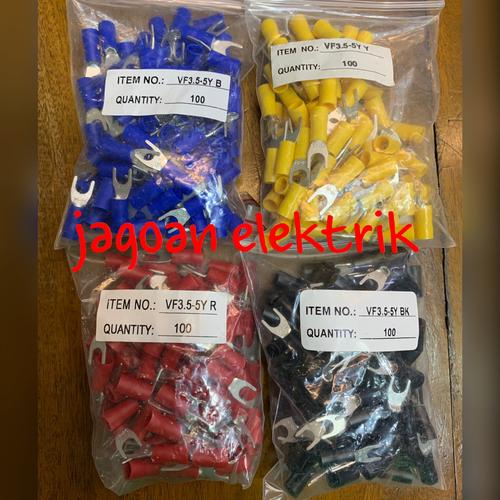 Jual Skun Kabel Y 3,5-5 Skun Kabel 4 mm GOOD quality - Jakarta Barat - Jagoan Elektrik | Tokopedia