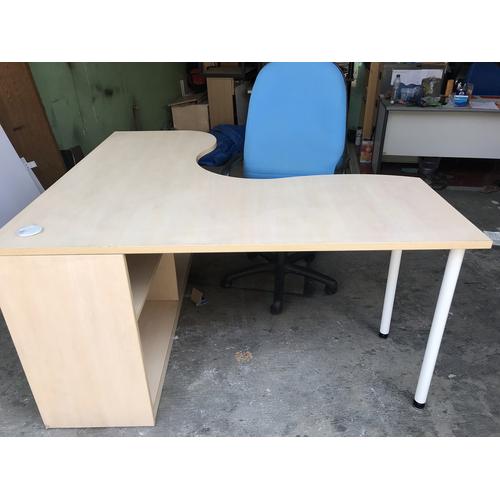 Jual Meja kantor L mewah / meja Bos / meja direksi 140x145cm barunya 5 ...