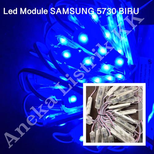 Jual SAMSUNG Lampu LED MODUL BIRU 3mata SMD 5730 12V Module Waterproof ...