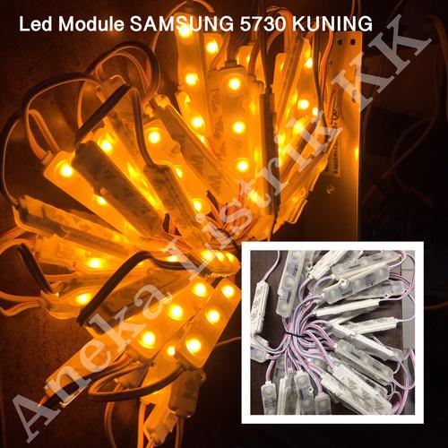 Jual SAMSUNG Lampu LED MODUL KUNING YELLOW 3mata SMD 5730 12V Module ...