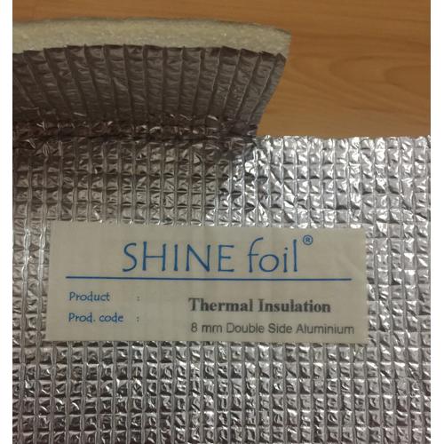 Jual Shine Foam Aluminium Foil Double Side Thermal Insulation Tebal 8mm ...