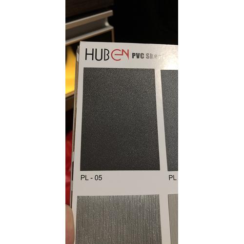 Jual Huben pvc sheet PL05 midnight grey / deco sheet / taco sheet ...