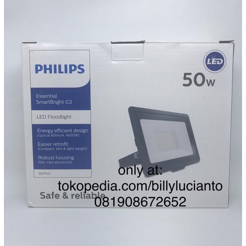 Jual Philips LED BVP150 50W ganti BVP135 Floodlight BVP 150 50 watt ...