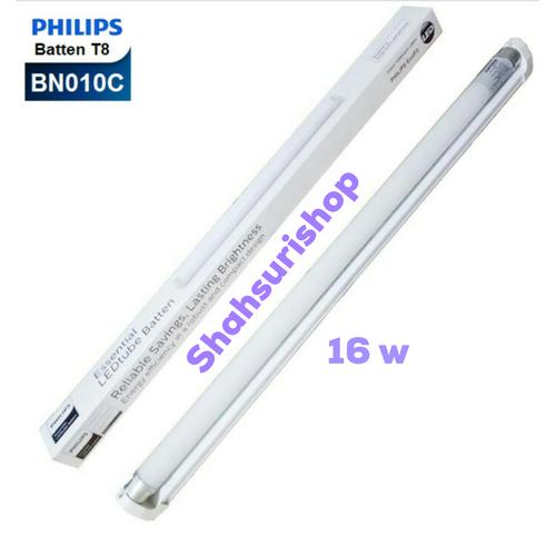 Jual Tl philips bn010c 1200mm led tube ecofit t8 set 16w 16 w kap komplit - Putih, BUBLE ...