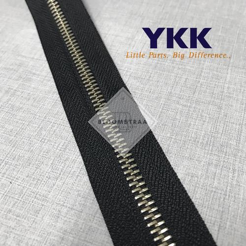 Jual Resleting YKK Gigi Besi Hitam Silver Nikel YKK Metal Zipper Nickel - Kota Bandung ...