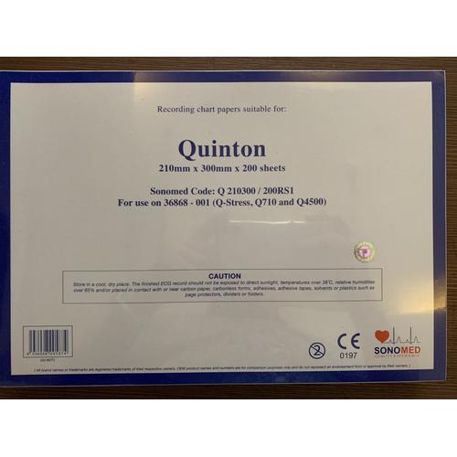 Jual Kertas ekg Quinton 210mm x 300mm x 200 lembar, for use on 36868 ...
