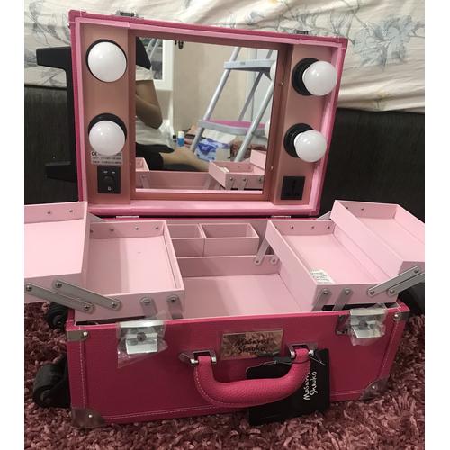 Jual masami shouko beauty case / tas koper make up pink original with ...