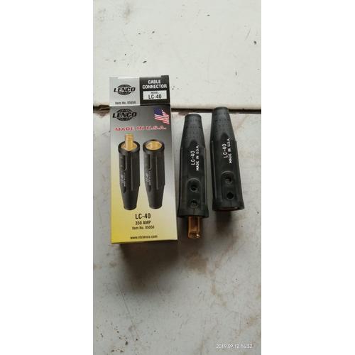 Jual Cable Connector Las / Connector Lenco , LC 40 350 AMP - Merah ...
