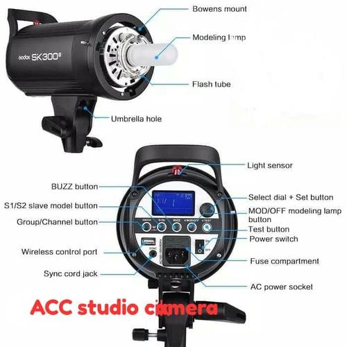 Jual LAMPU Godox SK300II - Lampu Studio Godox SK 300 II -SK300 MARK II ...