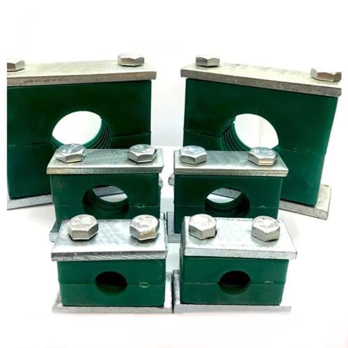 Jual Klem Pipa Tubing Stauff 25mm hydraulic Steel Pipe Clamps Double ...