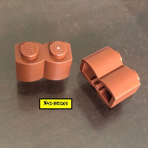 Jual LEGO PARTS 4211180 - Palisade Brick 1x2 Reddish Brown - Kab ...
