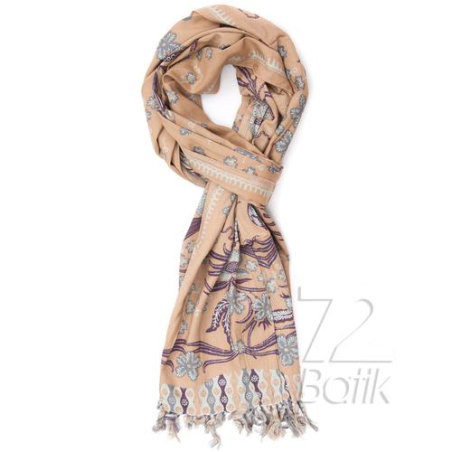 Promo Syal Batik 72 | Premium | Motif Kupu | Putih Tulang | S741 - Kota ...
