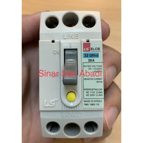Jual ELCB LS 32GRhd 30A 30mA. EARTH LEAKAGE , CIRCUIT BREAKER - Jakarta ...