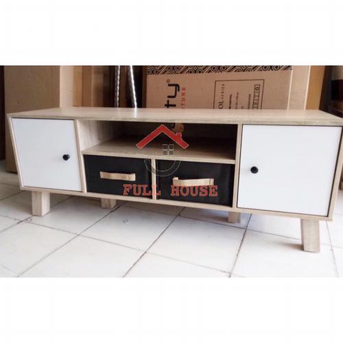Jual Meja TV Rak TV shabby putih dengan laci pro design - Kab. Sidoarjo ...