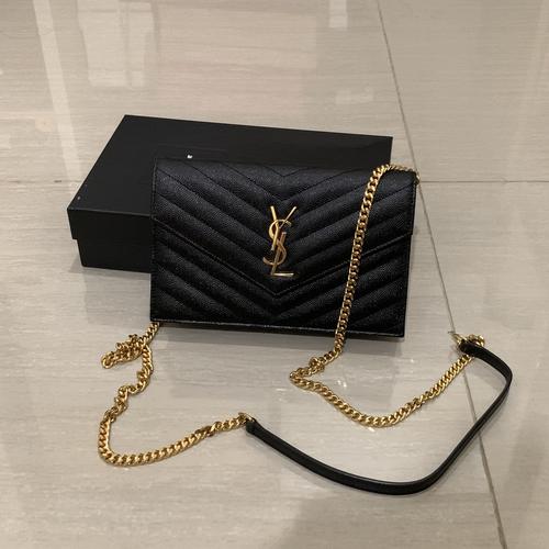 Jual YSL Wallet On Chain WOC 19cm Authentic / Original - Kota Bogor ...