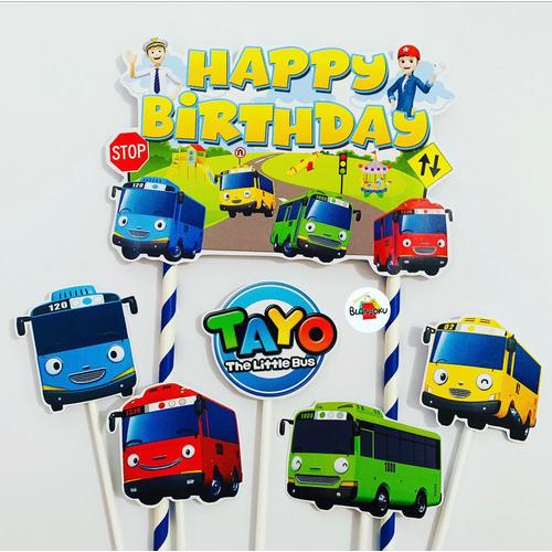 Jual Tayo Street Topper Cake Birthday / Hiasan Kue Ulang Tahun ...