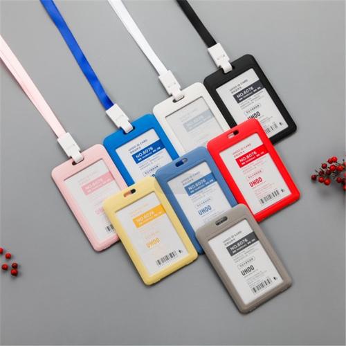 Jual Tempat Kartu Unik / ID Card Holder Motif Polos For Kartu MRT Lux ...