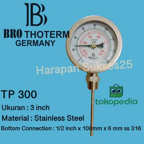 Jual Bimetal Temperature Gauge TP300 BROTHOTERM - Jakarta Utara ...
