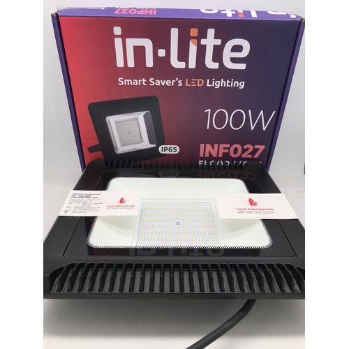 Jual LAMPU SOROT FLOODLIGHT 100W 100 W 100WATT 100 WATT INLITE IN-LITE ...