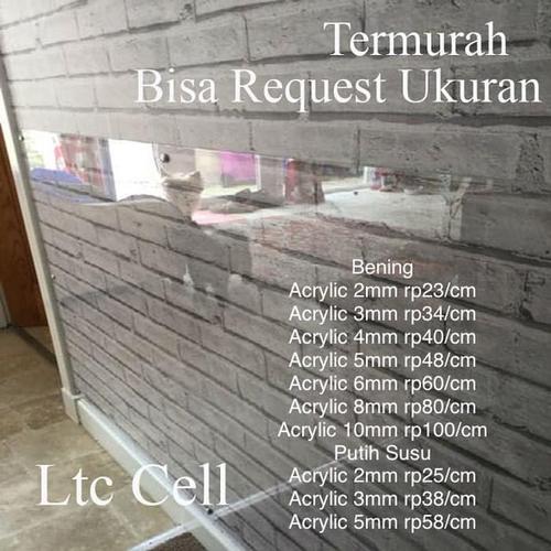 Jual Acrylic Bening 8mm 50x100cm Akrilik Lembaran - Jakarta Barat - Ltc ...
