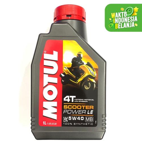 Promo OLI MOTUL MATIC SCOOTER POWER LE 5W40 1LITER ORIGINAL - Jakarta ...