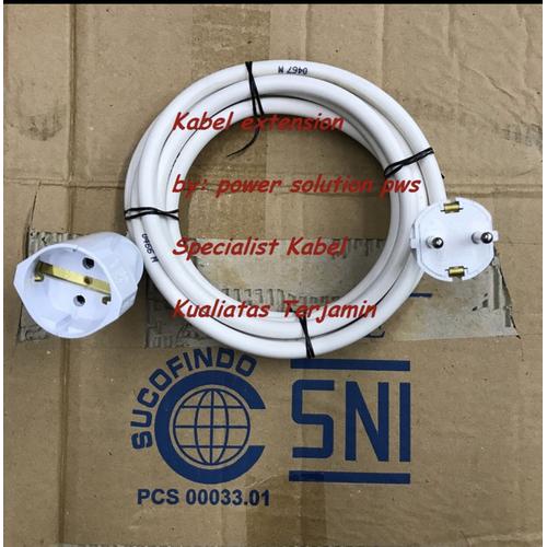Jual Kabel listrik tambahan ( Extension ) 3M 1.5mm kabel rol Kawat ...
