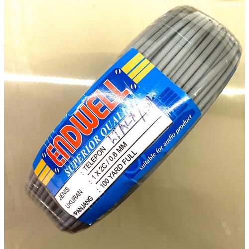 Jual Kabel Telepon isi 2 atau 2 Core | harga per meter abu abu - Kota ...