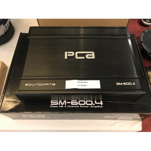 Jual POWER PCA SM 600.4 CLASS AB 4 CHN POWER AMPLIFIER GARANSI RESMI ...