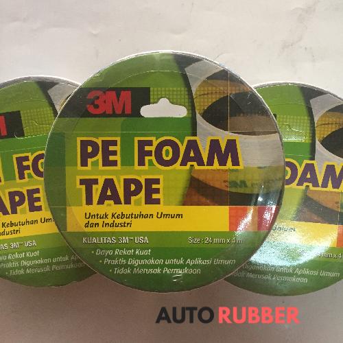 Jual 3M 1600 T Double Coated PE Foam Tape 24 Mm X 4M Original - Kota ...