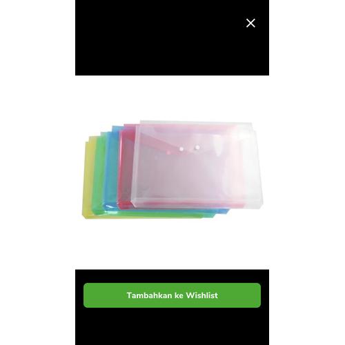 Jual Map Plastik Kancing Punggung - Daichi - Merah - Jakarta Utara ...