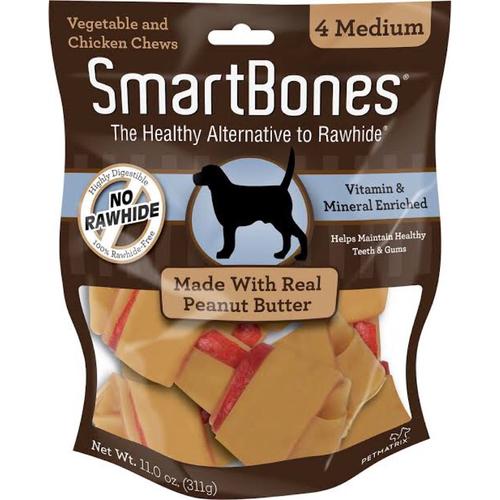 Jual SmartBones M Peanut Butter - Cemilan Snack Anjing Smart Bones Dog ...