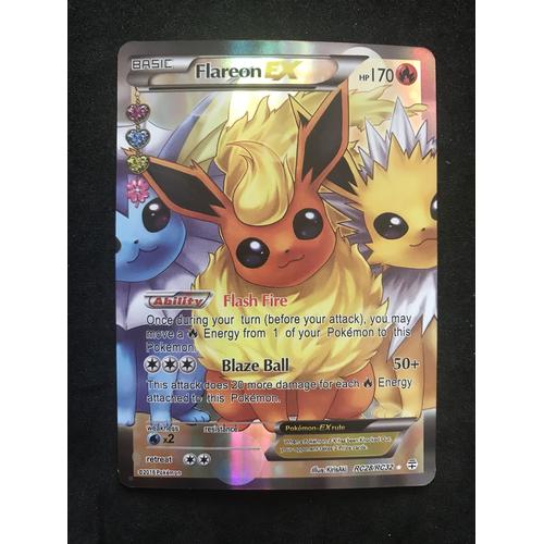 Jual Kartu Pokemon TCG Sun&Moon Flareon EX (harga/kartu) - Kota ...