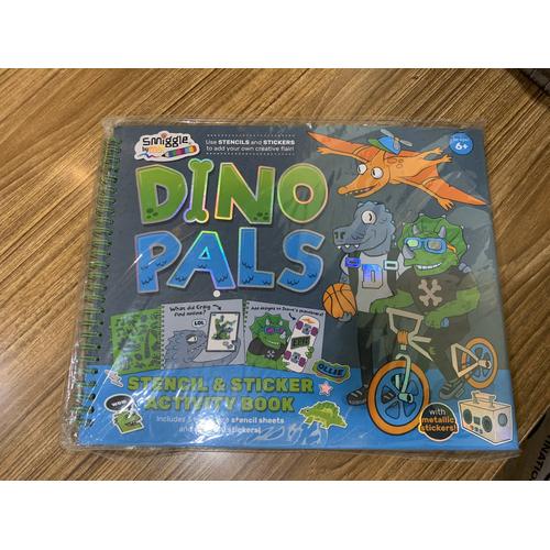 Jual Smiggle Dino Pals stencil sticker activity book - Jakarta Utara ...
