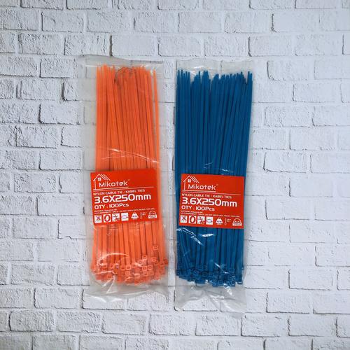 Jual HZ Cable Ties 3,6 x 250 mm Color/kabel tie/kabel ties - Biru ...