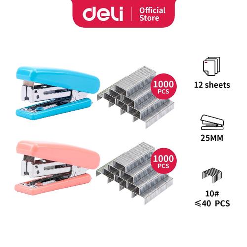 Jual Staples / Stapler Set Standar Dengan Isi Staples Deli Ukuran Kecil ...