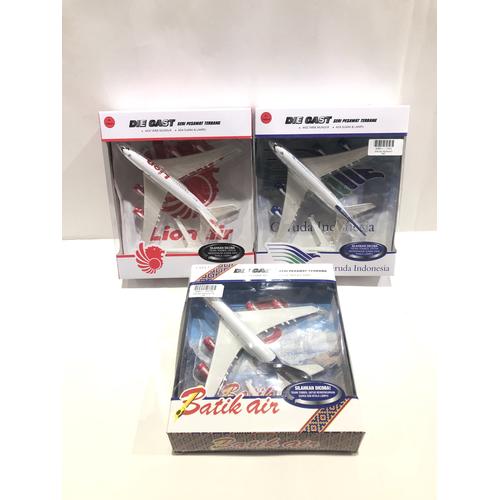 Jual Diecast pesawat garuda indonesia lion air sriwijaya air - Kota ...