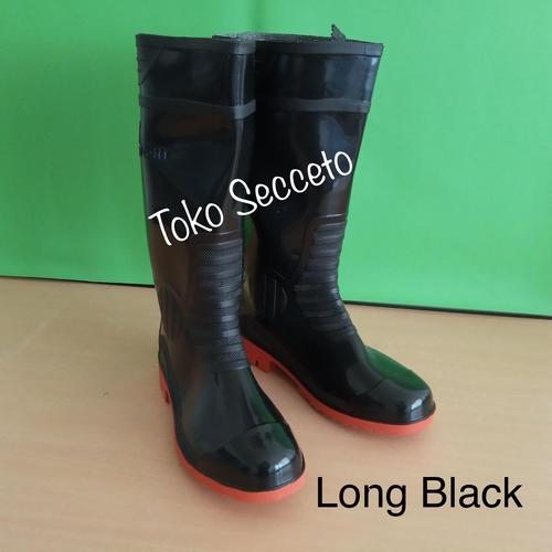 Jual Sepatu Boot Panjang / Steffi Boots / Working & Safety / - Hitam ...