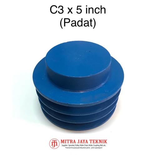 Jual PULLY BESI PADAT C3 x 5 inch ( PULLEY / PULI / POLLY / POLI ...
