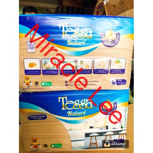 Jual Tissue TESSA Handtowel Nature - Daur Ulang - Serap Minyak Pengesat ...