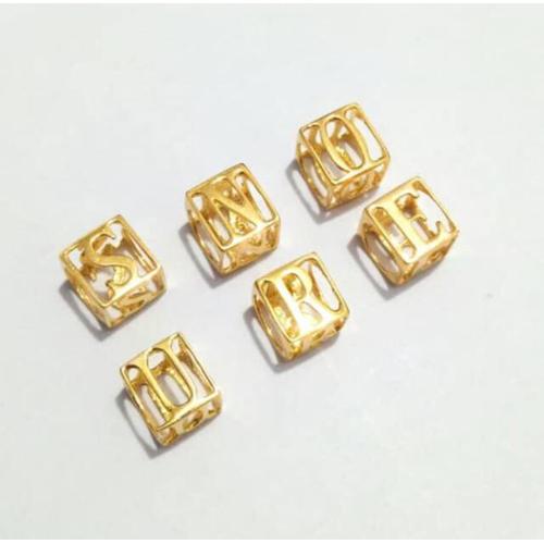 Jual Liontin Kubus Inisial huruf Bisa request L B N A R V D M T F H ...