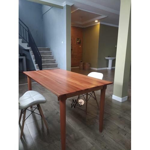 Jual Meja kayu solid set kursi custom - Kota Surabaya - Malino wood ...