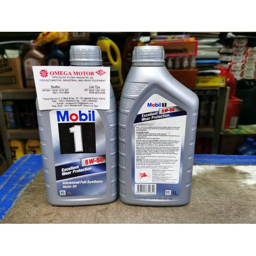 Jual MOBIL 1 excellent full synthetic 5w-50 1 liter original asli 100% ...