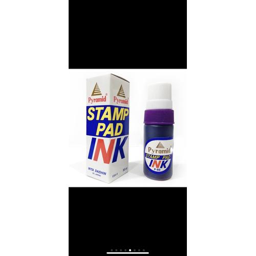 Jual TINTA STEMPEL PYRAMID P-55 / PYRAMID STAMP PAD INK TINTA UNGU / 1 ...