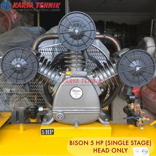Jual Kepala Kompresor Udara BISON 5 HP (Single Stage) - Kota Surabaya ...