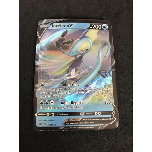 Jual Kartu Pokemon TCG V Series Sword & Shield Basic Inteleon V Full ...